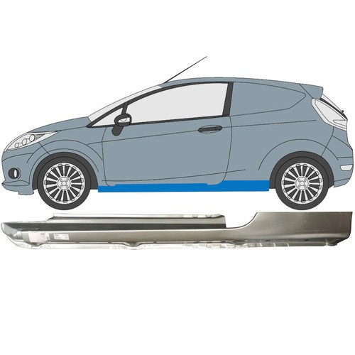 FORD FIESTA 2008-2017 3 DOOR FULL SILL REPAIR PANEL ROCKER PANEL / LEFT ...