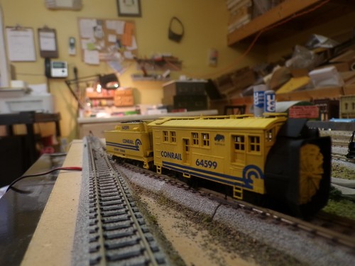 N-Scale Custom CONRAIL (CR) ROTARY PLOW | eBay