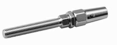 1/8" Cable Swageless Threaded Stud End Fitting Terminal Stair Deck ...