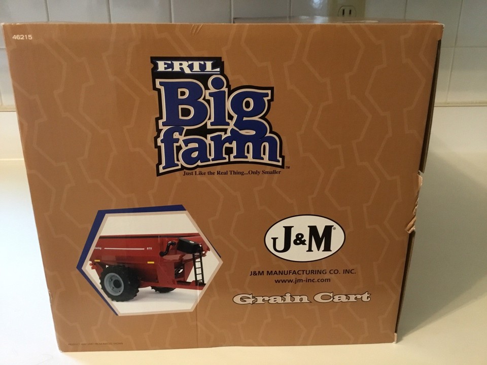 ERTL 1/16 BIG FARM Red J & M 875 Grain Cart 46215 | eBay