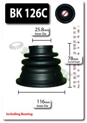 CV Joint Boot BK126C Shaftec C.V. Driveshaft Gaiter Genuine Quality ...