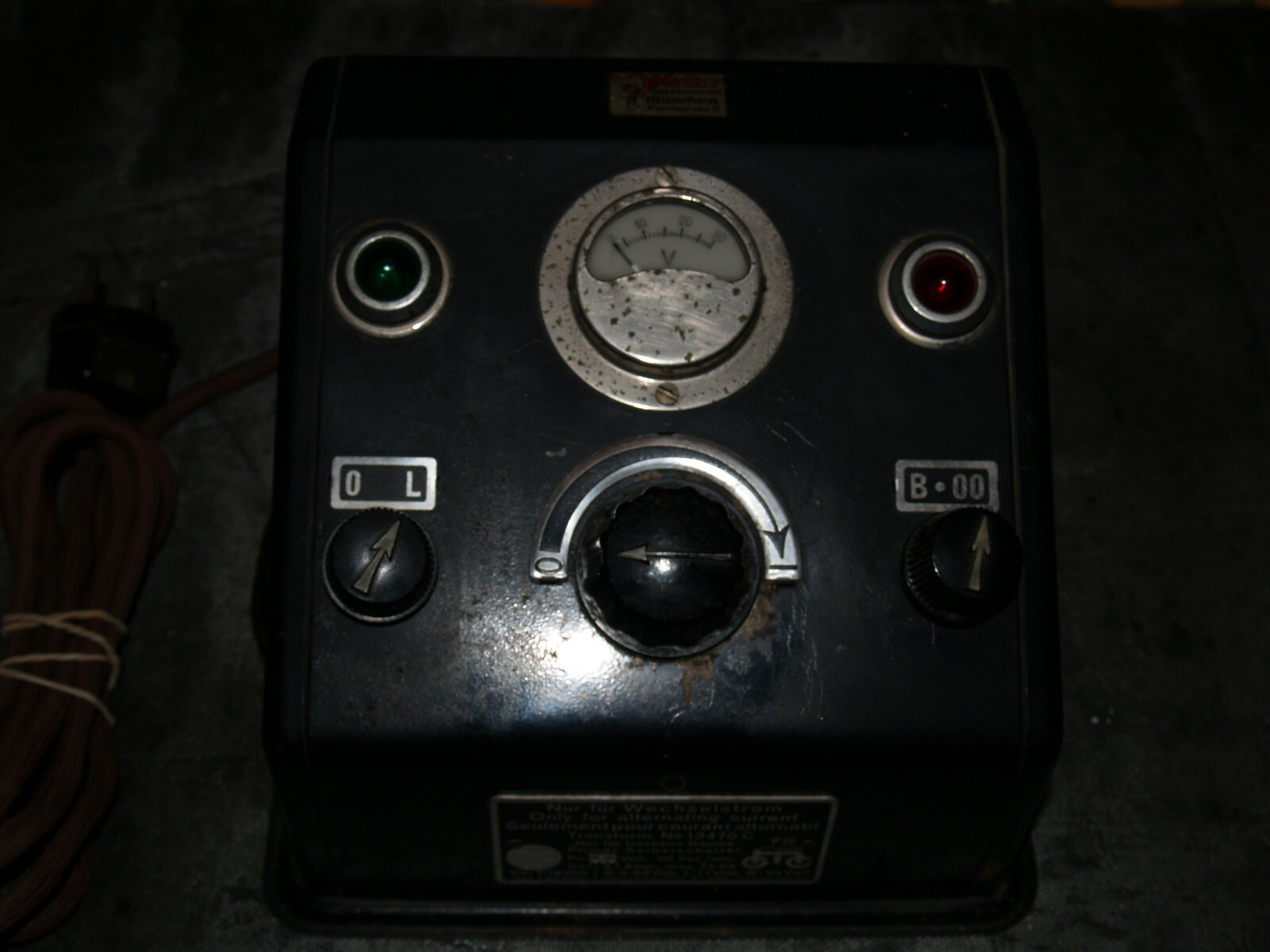 Transformer Transformator marklin 13470 C 110 V 24V - Wechselstrom ...