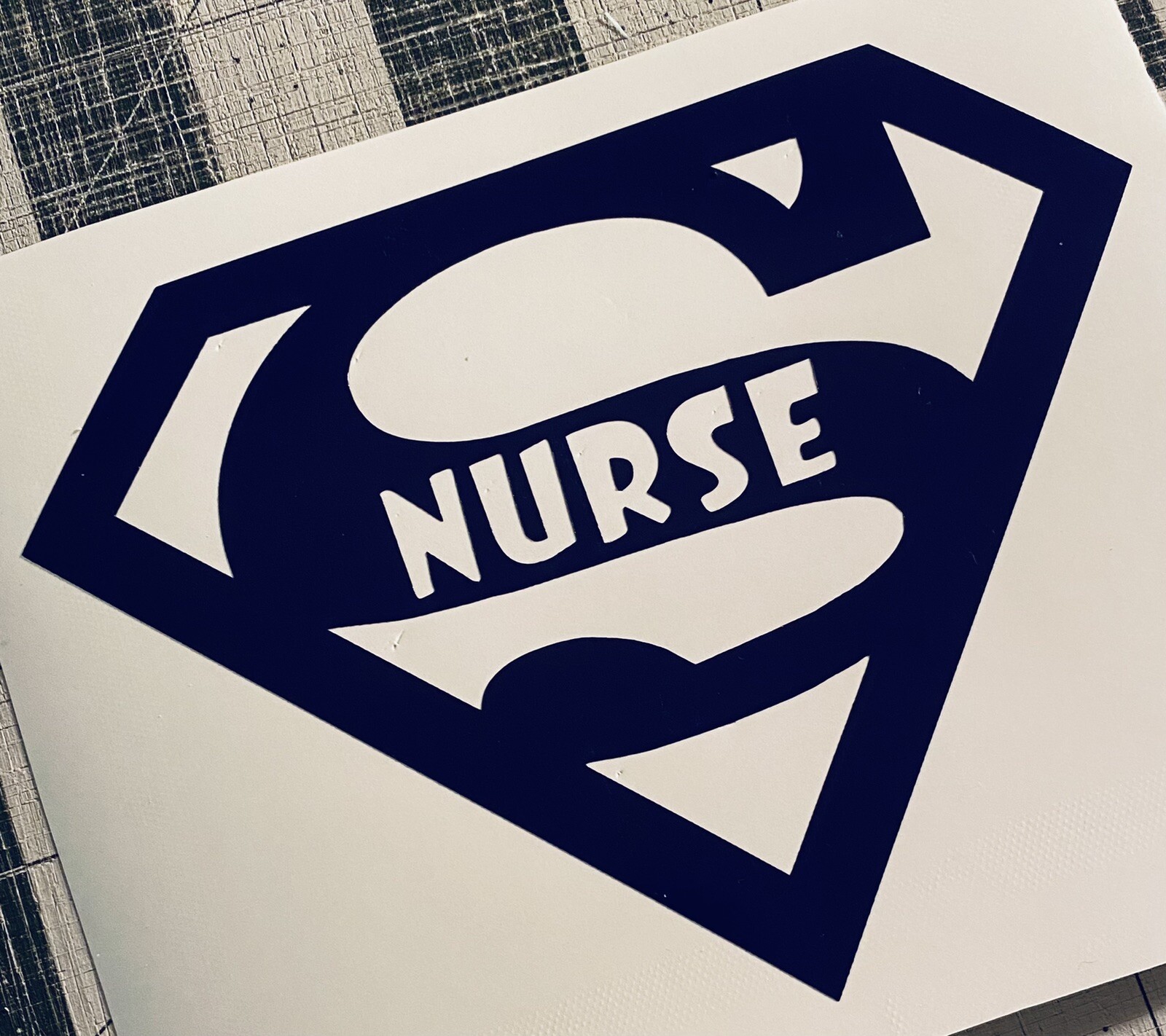 Vinyl Decal for Window - Superman Nurse, Various Colors | eBay