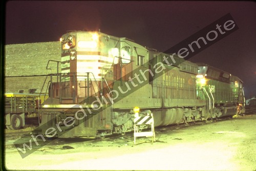 Original Slide Burlington Northern BN 6253 EMD SD24 Cicero ILL 4-23-74 | eBay