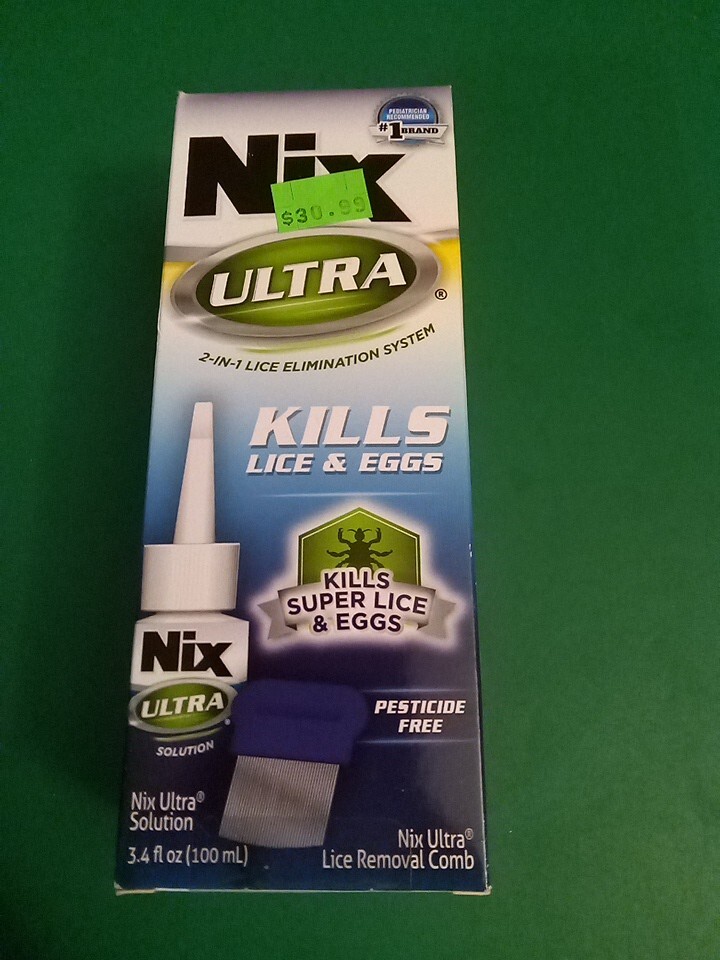 Nix Ultra 2-in-1 Super Lice Treatment with Lice & Egg Removal Comb - 3. ...