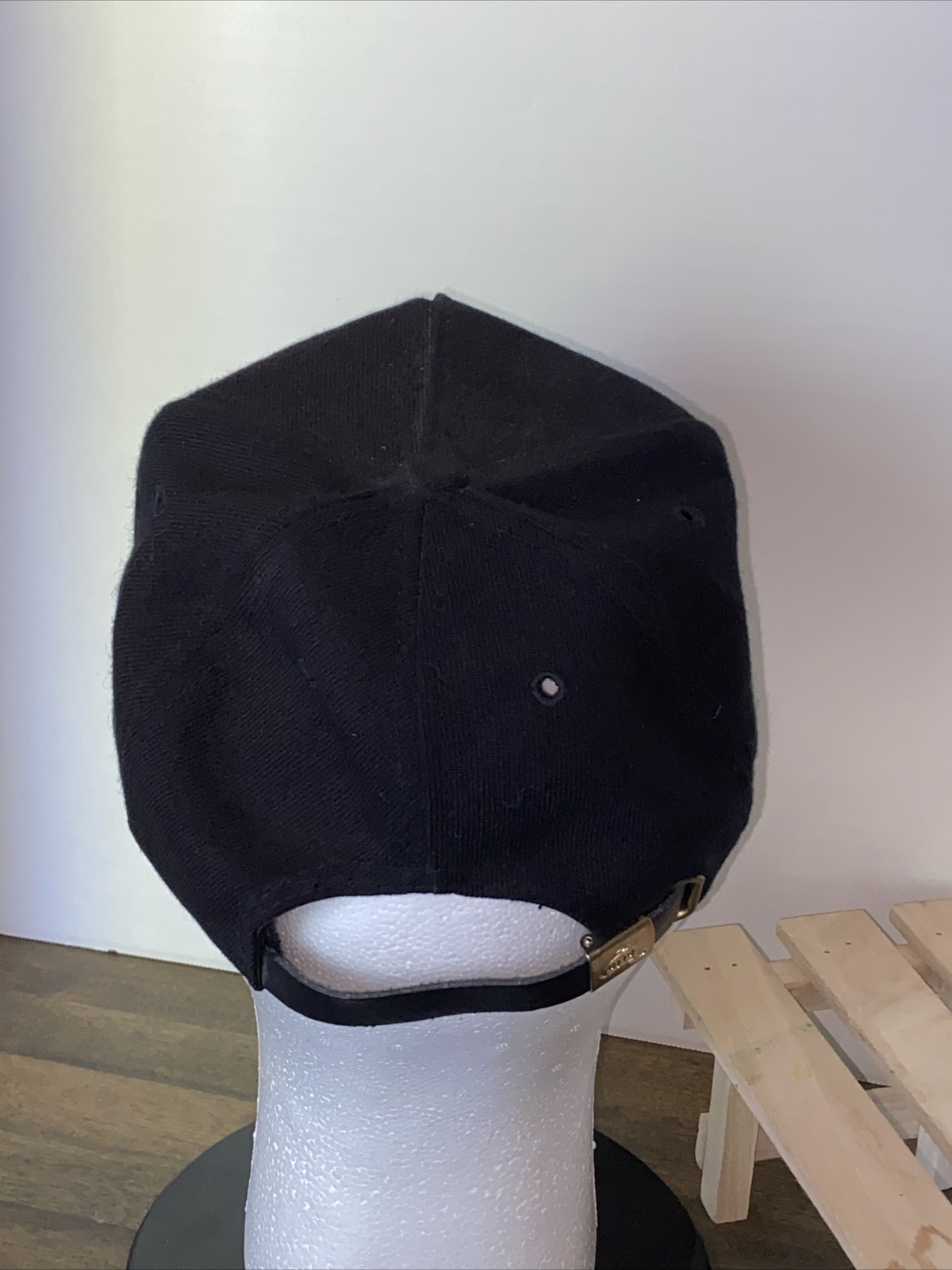 vintage otto five panel trucker hat black strap back - Gem