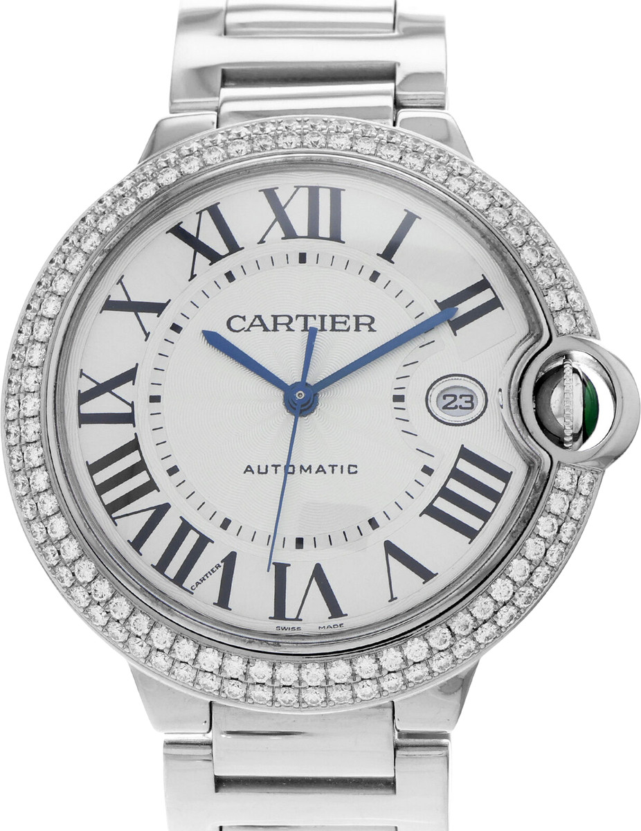 Cartier Ballon Bleu - 42 mm, White Gold for sale | eBay