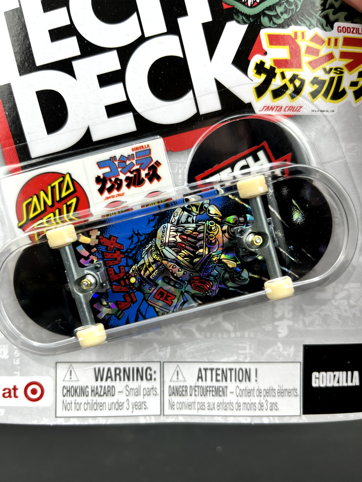 Tech Deck Santa Cruz Target Exclusive Godzilla Robot Holo Black ...