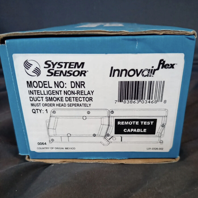 🔥 NEW SYSTEM SENSOR DNR INTELLIGENT NON RELAY DUCT SMOKE DETECTOR ...