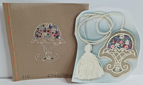 Handpainted Needlepoint Canvas Scissor Keeper Sandy Jenkins 18M 110 | eBay