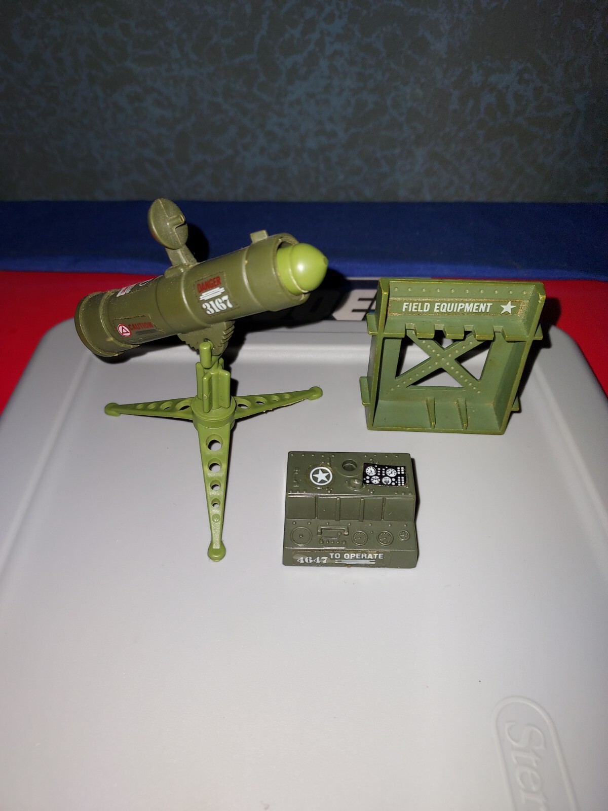 GI Joe Bivouac 1984 Launcher Bomb + Accessories Original 80's Hasbro ...