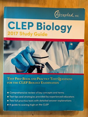 CLEP Biology 2017 Study Guide : Test Prep Book and Practice Test ...