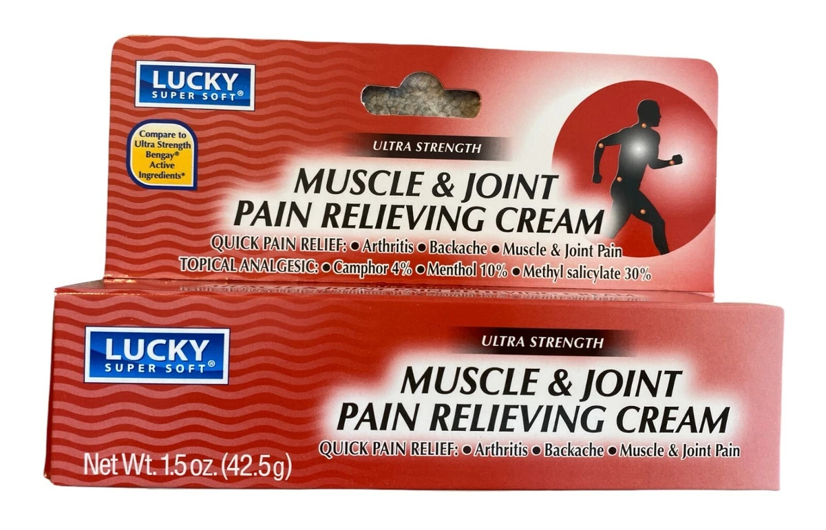 Pc Muscle Joints Rapid Pain Relief Cream Rub Ache Menthol, 46% OFF