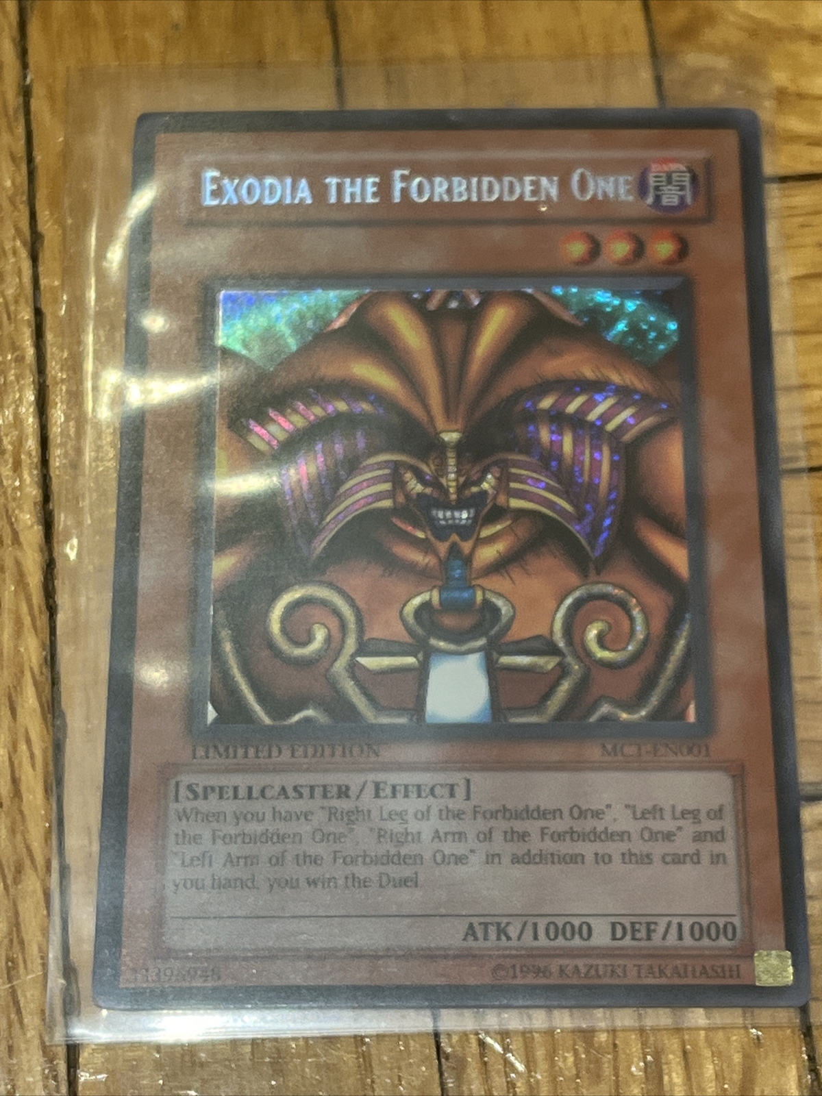 Yu-Gi-Oh! TCG Exodia the Forbidden One (MC1-EN001) Secret Rare | eBay