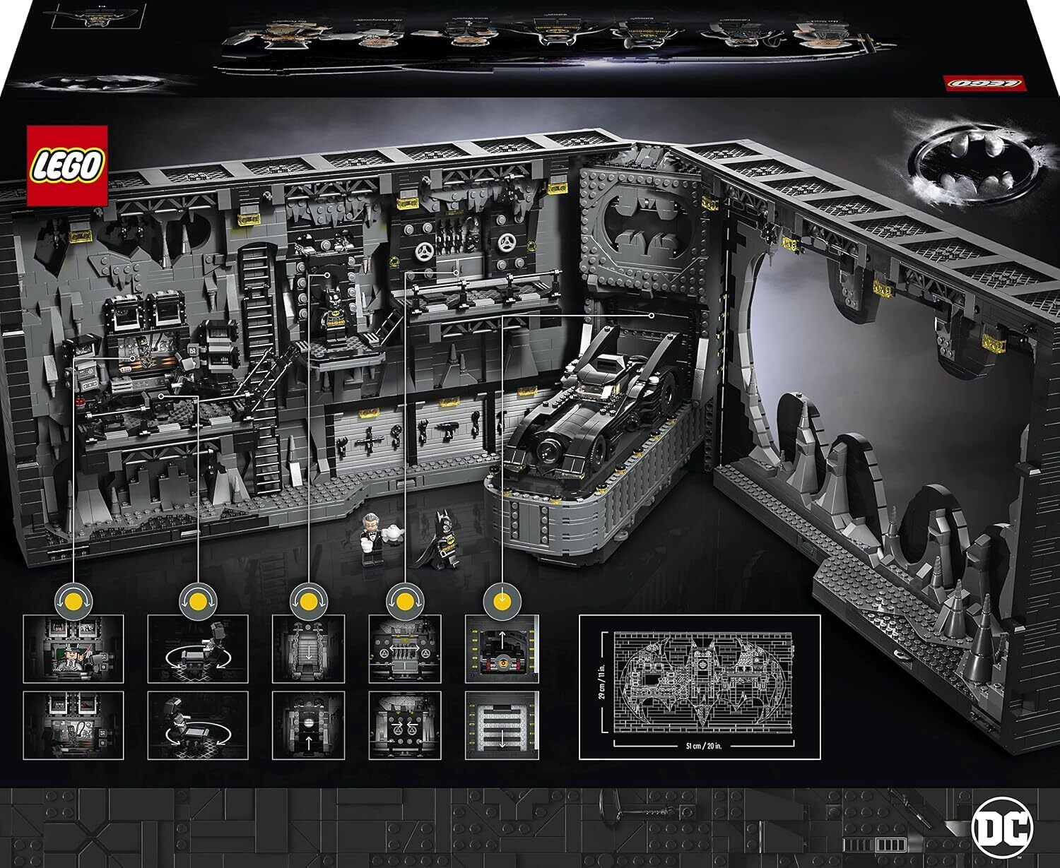 LEGO Batman Batcave Shadow Box 76252 3981 Pieces DC Super Heroes ...