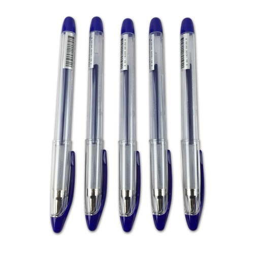 BLUE GEL PENS INK PEN FOR BUSINESS OFFICE SCHOOL HOME CHEAP BALLPOINT ...