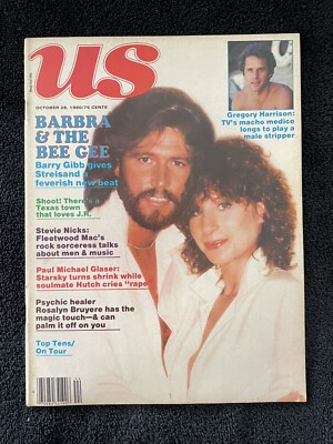 US Magazine 1980 October Barbara Streisand & The Bee Gee Barry Gibb | eBay