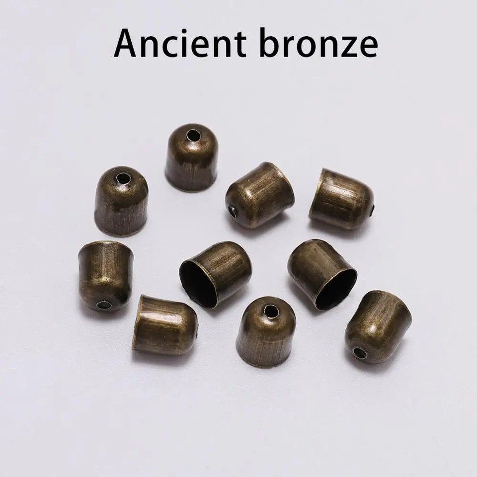 Crimp End Caps for Leather Cord Jewelry Making Fit Clasps 4 To 12mm ...
