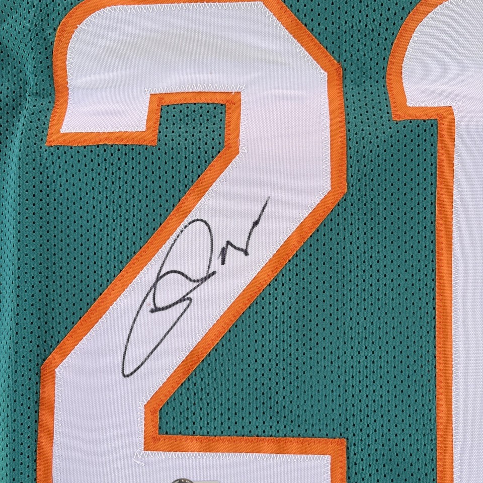 Jordan Poyer Autographed Signed XL Custom Dolphins Jersey-Beckett ...