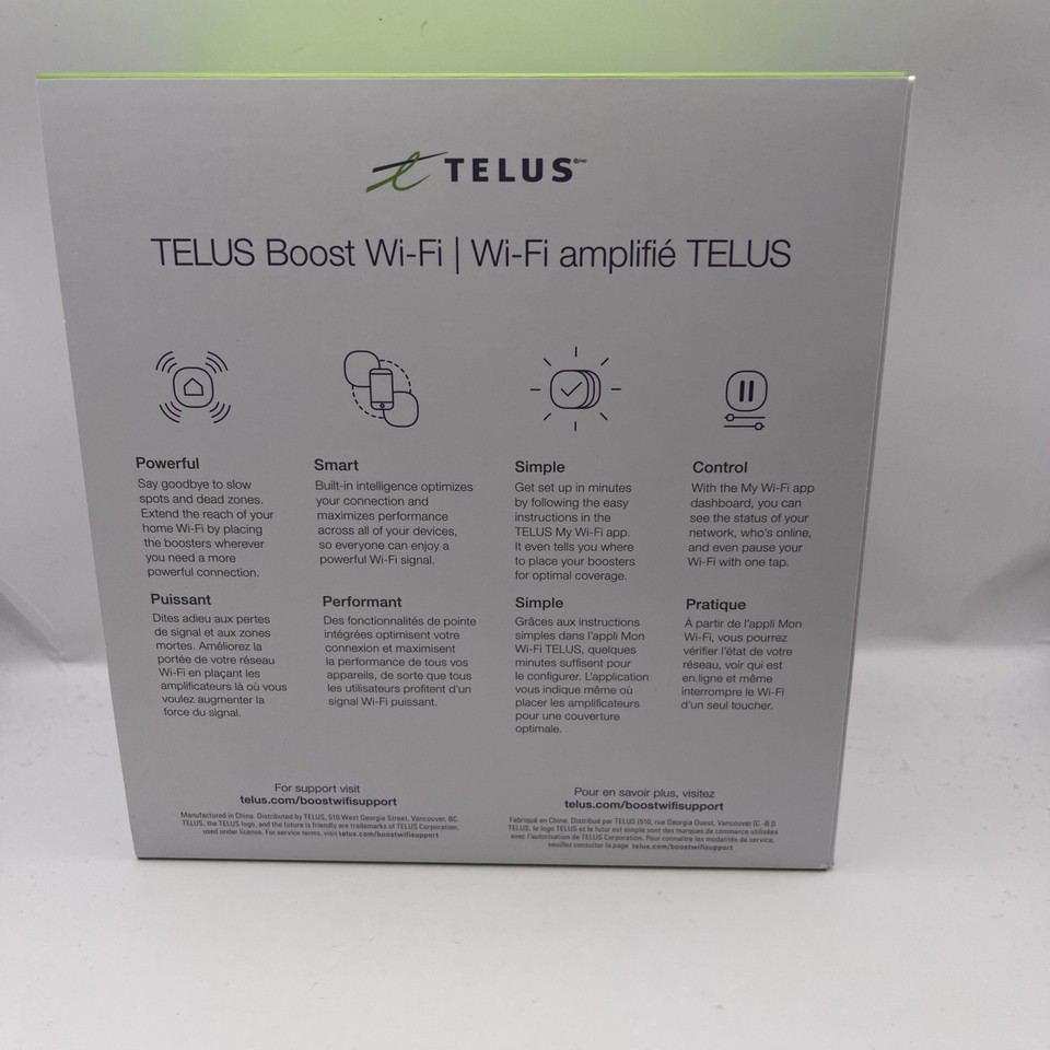 TELUS Boost Wi-Fi Expansion Pack Wifi Booster | eBay