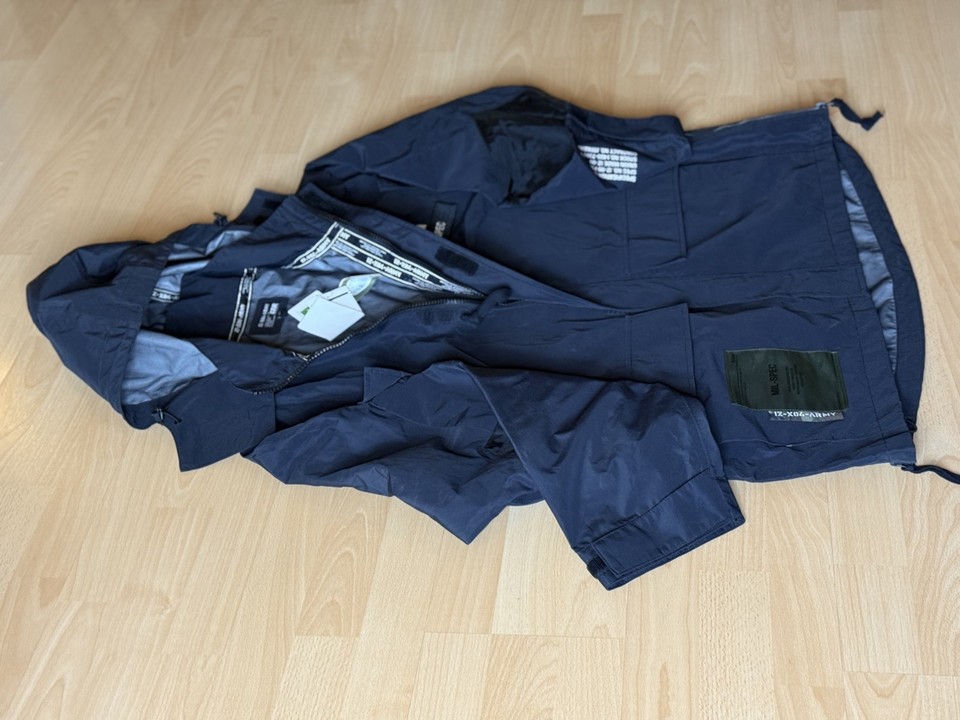 Tru-Spec Military Anorak Jacket Adult XL Black H20 Proof Parka Hooded ...