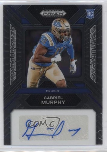 2024 Prizm Draft Picks Sensational Signatures Gabriel Murphy Rookie ...