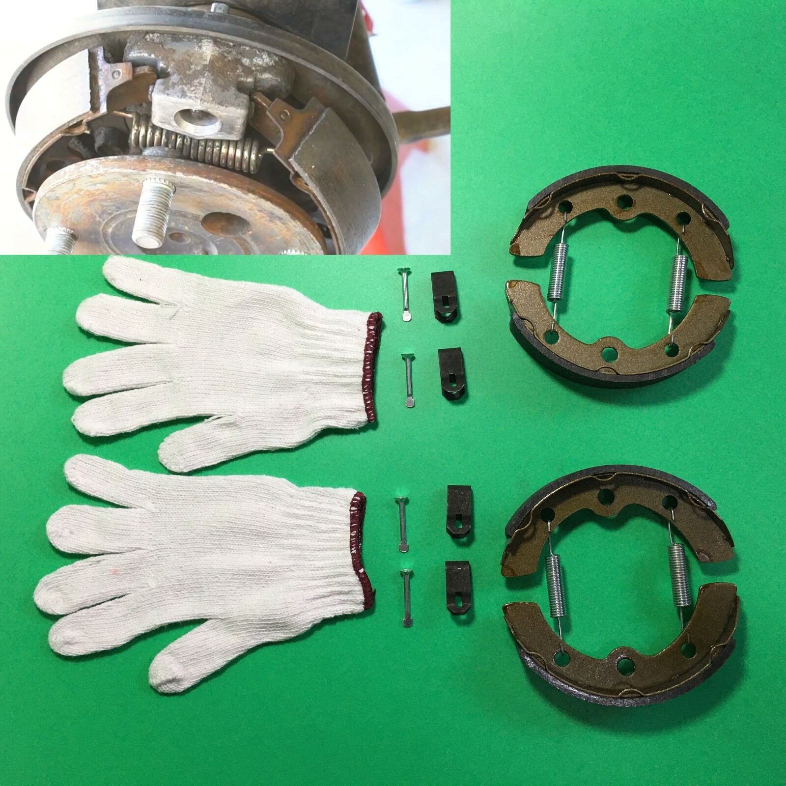 Club Car DS Brake Shoes and Springs Kit (1981-1994) Gas and Electric ...