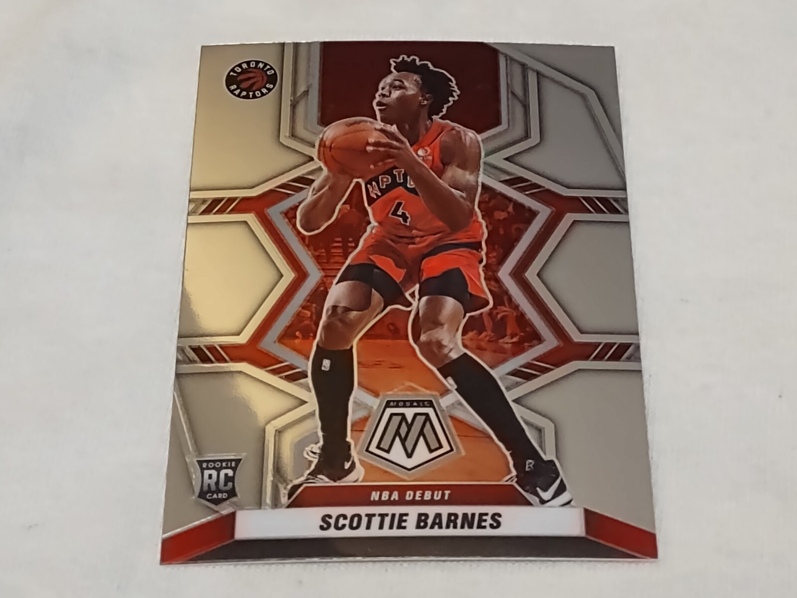 Scottie Barnes 2021-22 Panini Mosaic Rookie Card #264 Base Set Toronto ...
