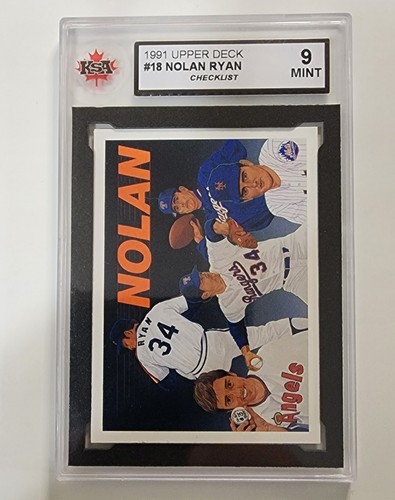 1991 Upper Deck #18 Nolan Ryan Checklist (KSA 9) | eBay