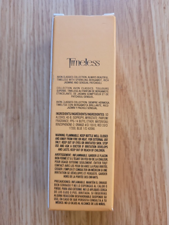 Avon Womens Fragrance Timeless Cologne Spray 1.7 oz New in Box | eBay