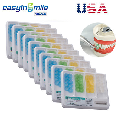 10pk Dental Polish Discs Composite Stem Gross Reduction Kit/Mandrel 10 ...