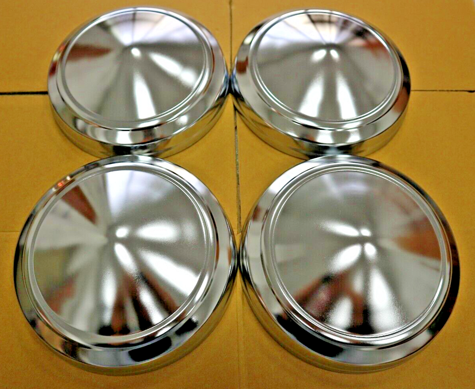 Mopar Dodge Plymouth Chrysler Police Dog Dish Poverty Hubcaps Set of 4 ...