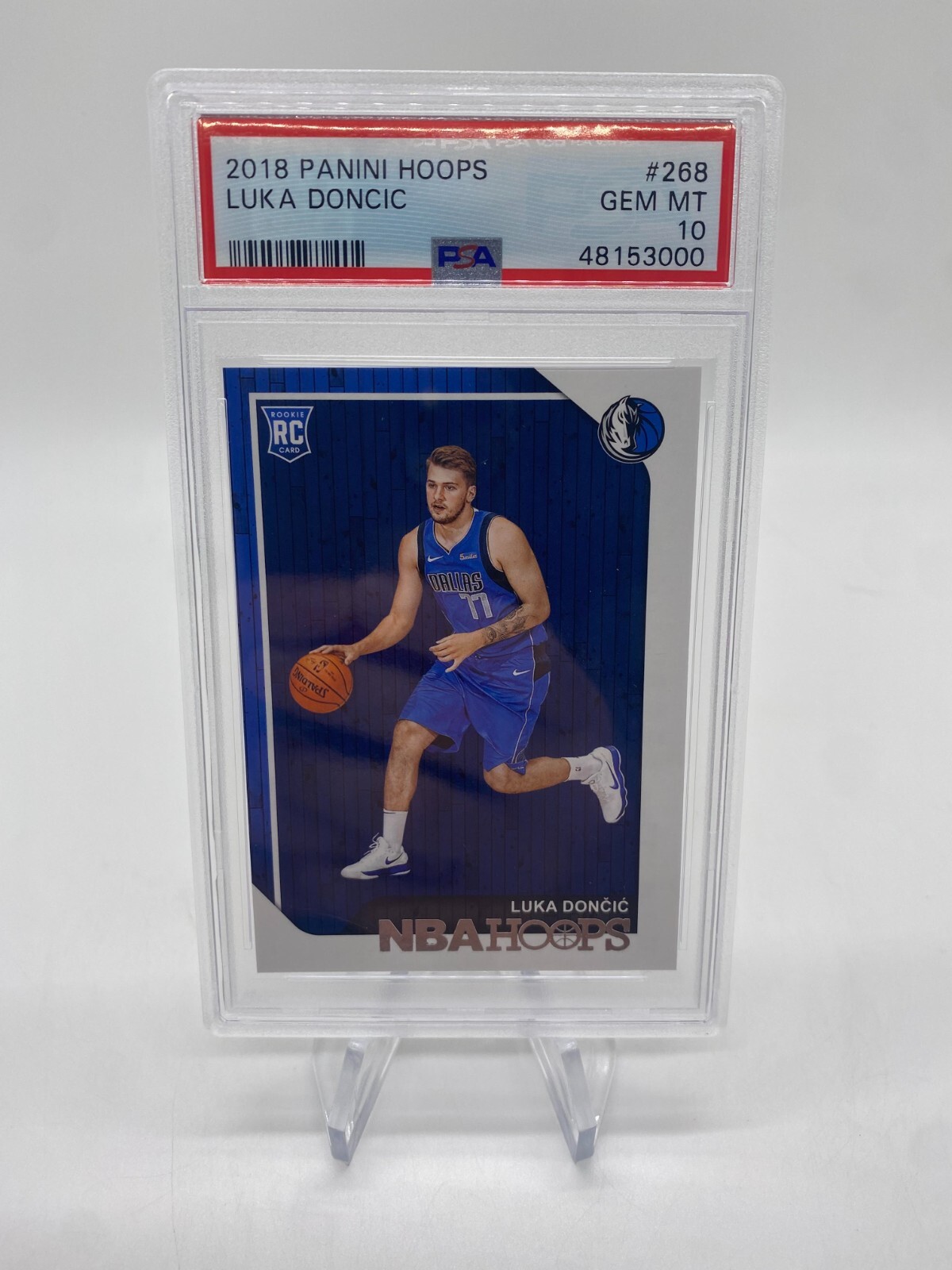 2018-19 Panini NBA Hoops #268 Luka Doncic Dallas Mavericks RC Rookie ...