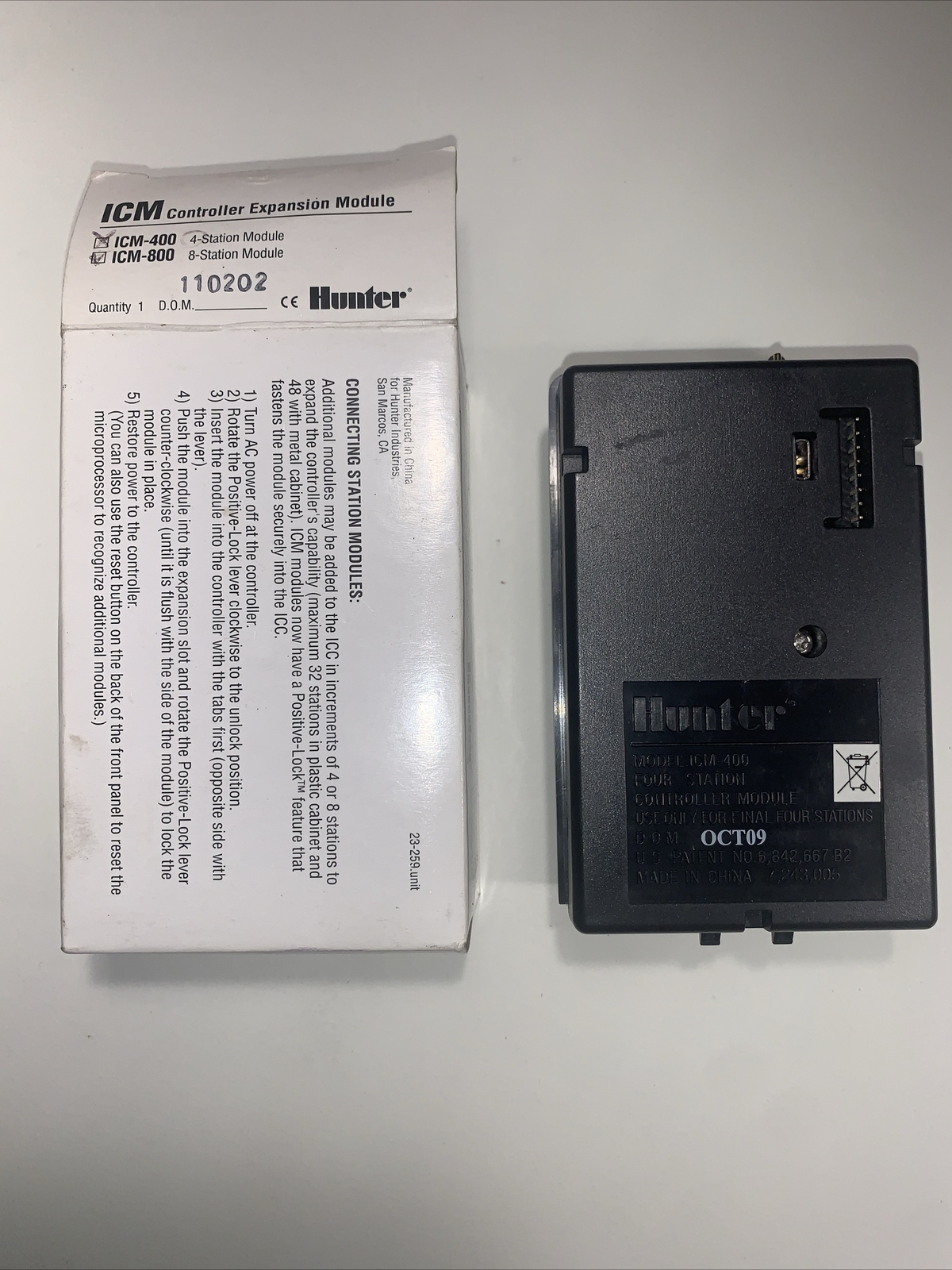 Hunter Icm-400 4 Station Module for ICC 800 Controller for sale online ...