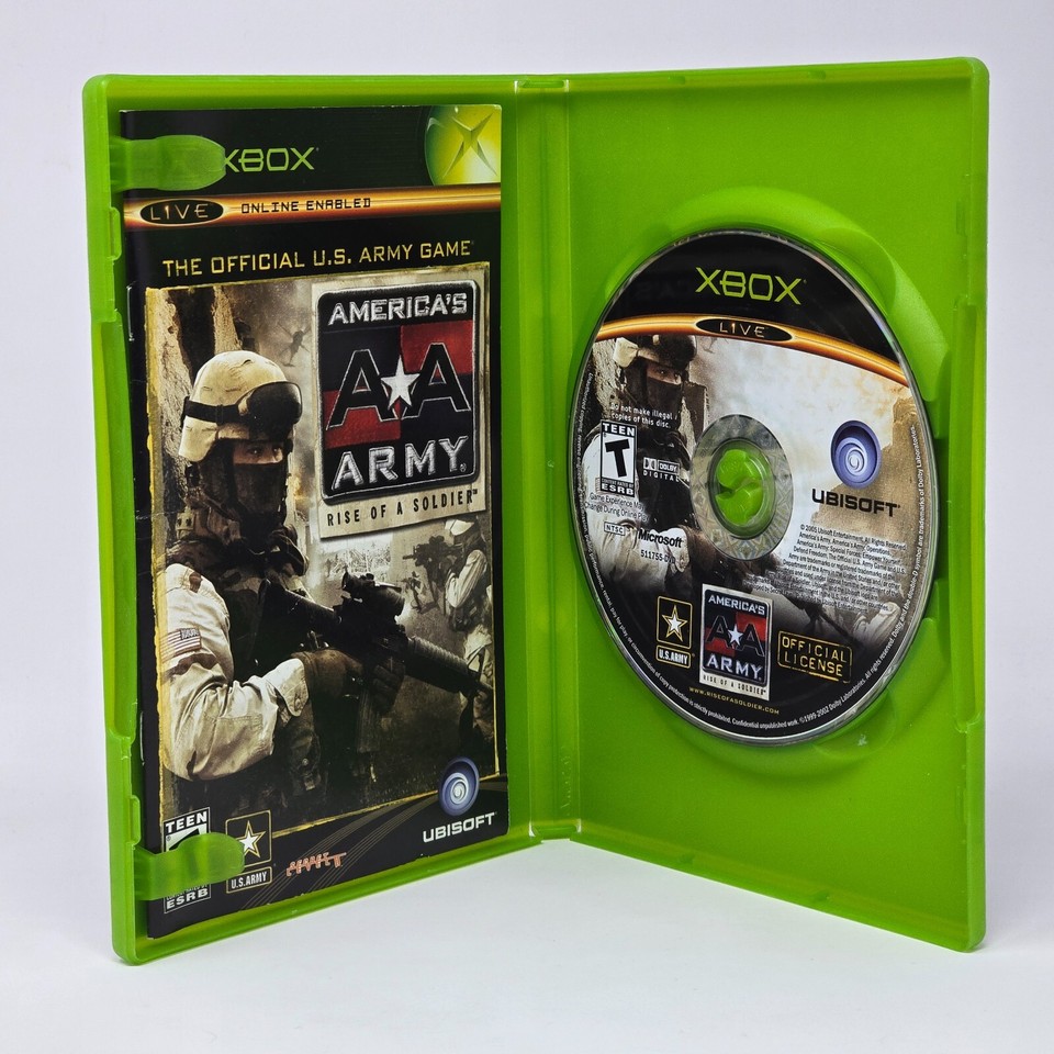America's Army: Rise of a Soldier (Original Xbox) CIB COMPLETE & TESTED ...