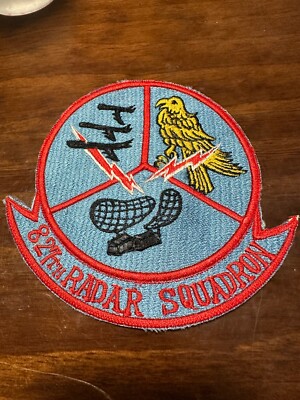 Vintage USAF 827th ACW Radar Squadron Patch | eBay