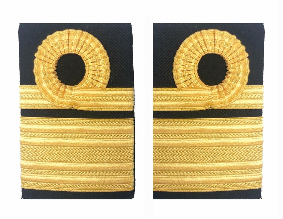 Official RN - Royal Navy RANK SLIDES - SHIRT / JUMPER All Ranks LT Capt ...