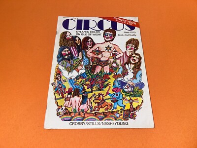 CIRCUS MAGAZINE (NOVEMBER 1969) - ROCK N ROLL BOB DYLAN ROLLING STONES ...