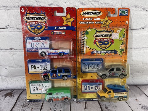 VINTAGE MATCHBOX ACROSS AMERICA 50th Birthday Series Lot Of 6 Cars NEW ...