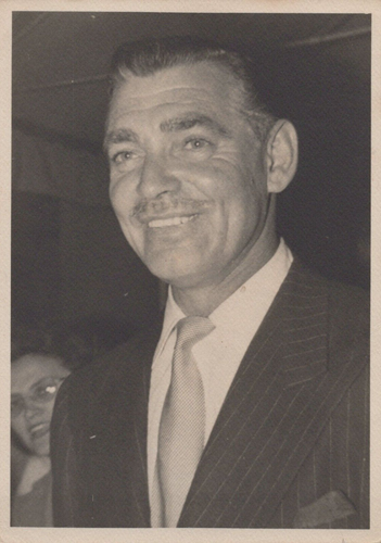 HOLLYWOOD KING CLARK GABLE HANDSOME PORTRAIT 1950s CANDID ORIG PHOTO ...