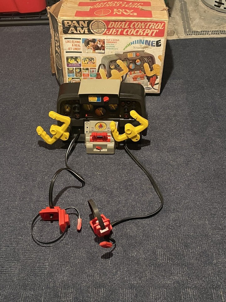 Vintage 1969 REMCO Pan-AM Dual Control Jet Cockpit Includes Box | eBay