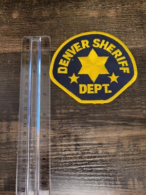 Denver Colorado Sheriff's Department Police Patch | eBay