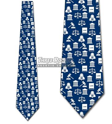 Lawyer Ties Mens Law Icons Neckties Justice Tie | eBay