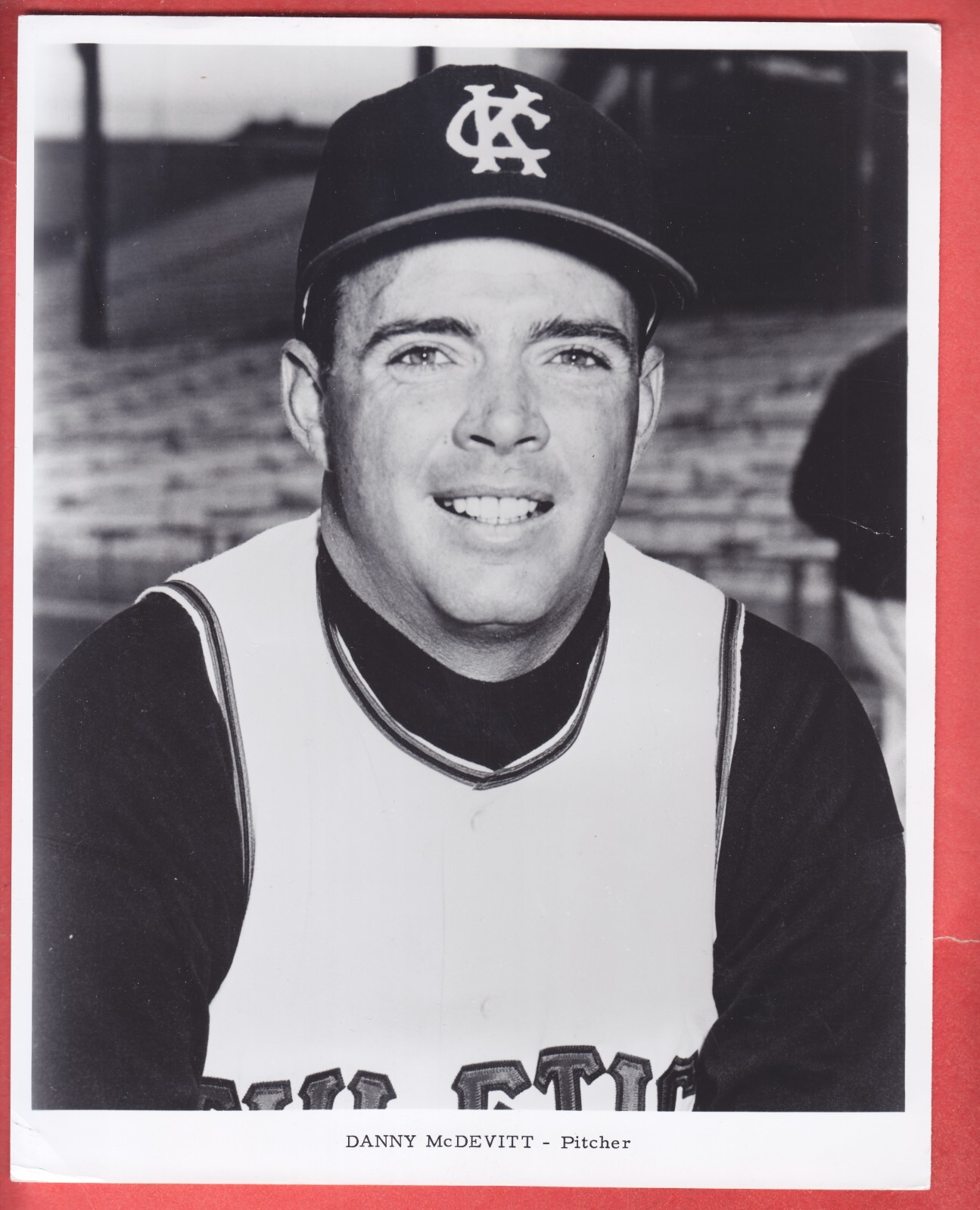 1962 KANSAS CITY A'S TEAM ISSUE GLOSSY 8 X 10 DANNY McDEVITT | eBay