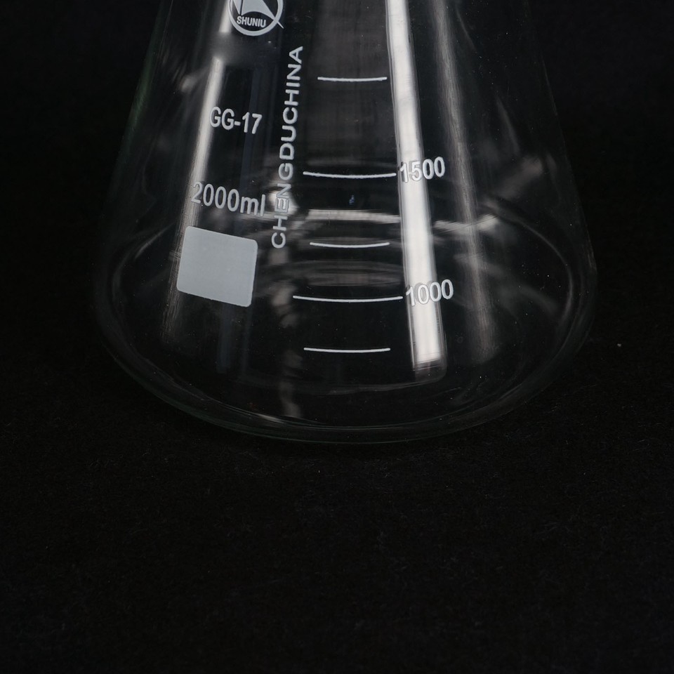 500-5000ml Quickfit Multiple Ground Joint Conical Flask Erlenmeyer Lab ...