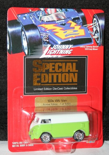 Johnny Lightning 1994 Special Edition Lime Green "60's VW Van" ~ 1 of ...