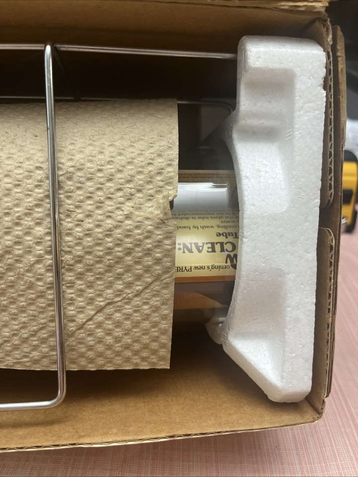 Pyrex Bake a Round Bread Baking Tube #990 Glass Corning w/ box and ...