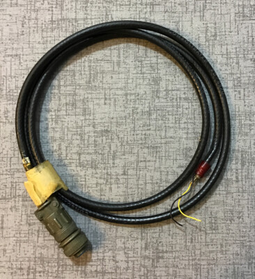 Vintage Consolidated RG-62/U Coax Cable w/ Amphenol AN 3057-4 Connector ...