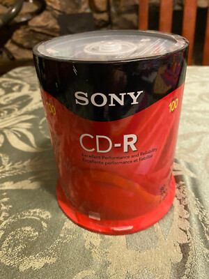 SONY CD-R Discs 700MB 80 Min 1-48x 100-Pack Sealed 27242604353 | eBay