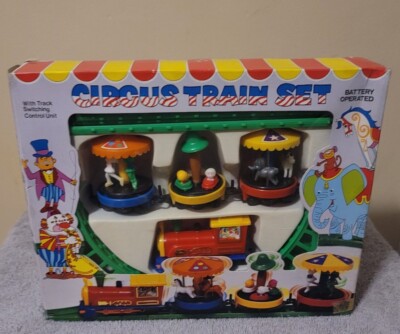 Vintage Battery Operated Circus Train Set - New in Original Box Model ...